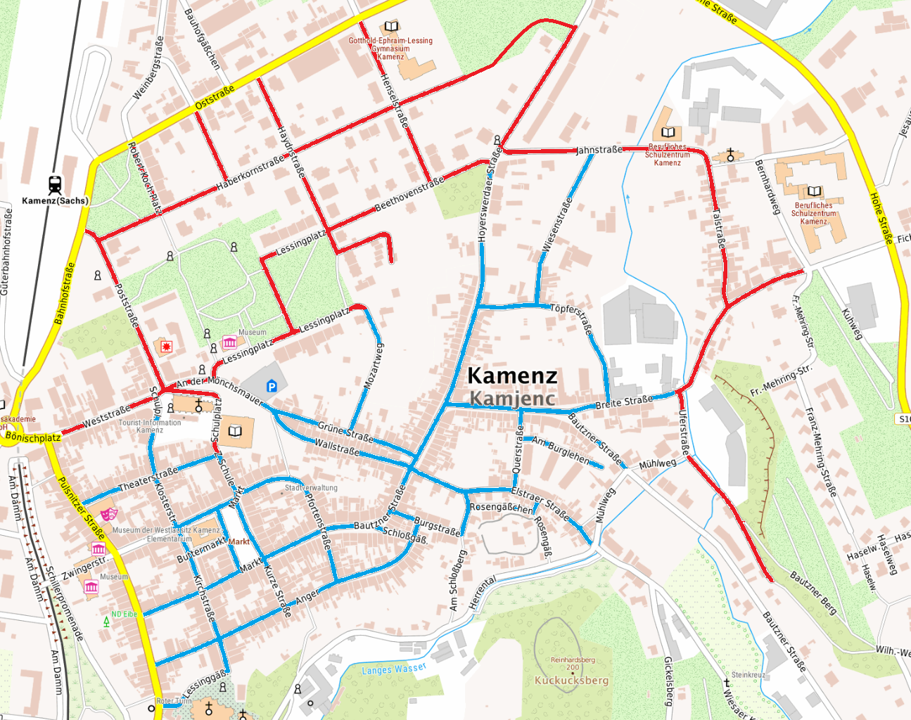 Verkehrsberuhigung - Willkommen in der Lessingstadt Kamenz